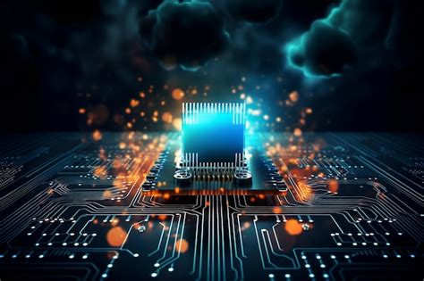 Premium Ai Image A Conceptual Illustration Representing Cloud Networking Cryptocurrency Ai