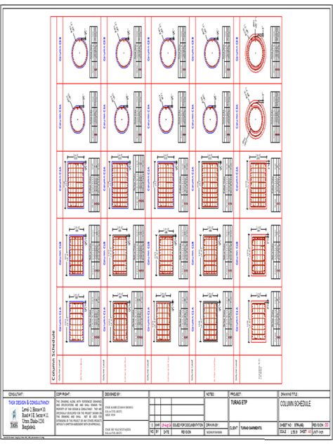 Column Schedule Pdf Autodesk Computer Aided Design