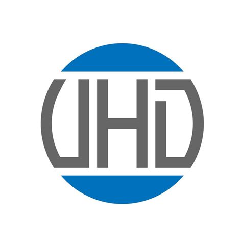 Vhd Letter Logo Design On White Background Vhd Creative Initials