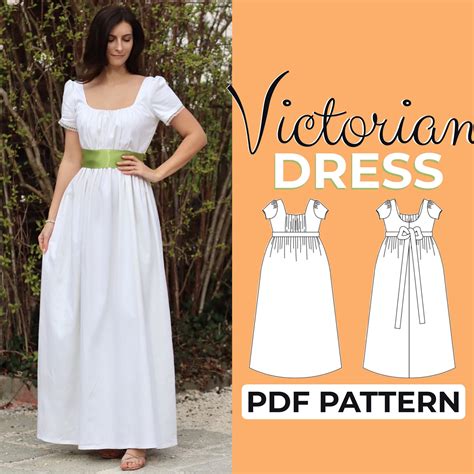 Victorian Empire Waist Dress