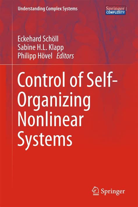 Control Of Self Organizing Nonlinear Systems Premiumjs Store