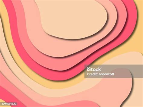 추상 종이 잘라 배경 멀티 레이어 3d 컬러 질감 배경입니다 0명에 대한 스톡 사진 및 기타 이미지 0명 3차원 형태 개념 Istock