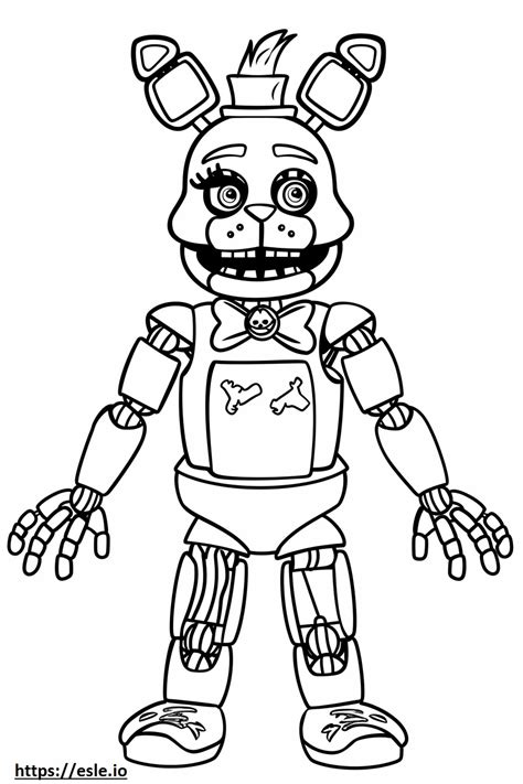 Fnaf Bonnie The Bunny Coloring Pages 2025