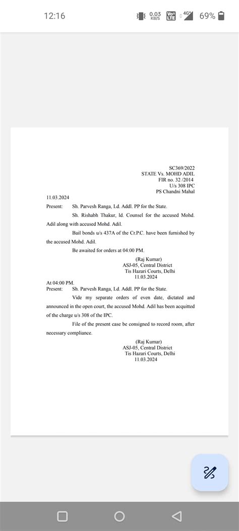 Rishabh Thakur On Linkedin I Feel Very Happy To Say That I Got My Client Acquittal In One Of My…