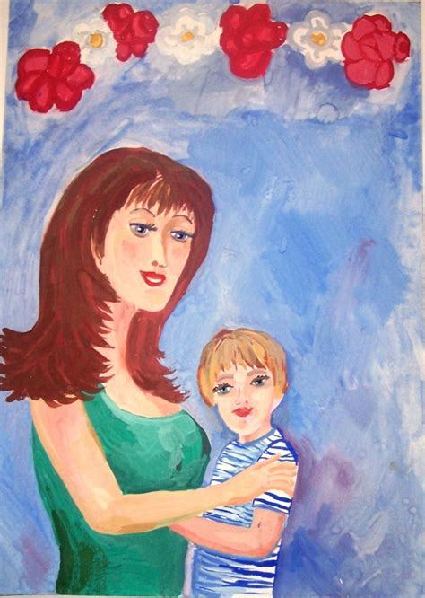 Как нарисовать маме 31 фото