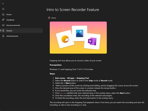 screen recorder feature coming very soon to snipping tool app