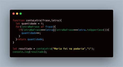 Como Criar Uma Função No Javascript Que Identifica A Quantidade De Vezes Em Que Uma Determinada