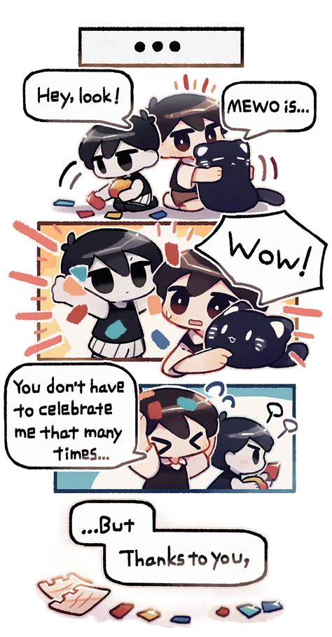 Sunny Omori And Mewo Omori Drawn By Wakame Vhai Uhykmqb K Danbooru