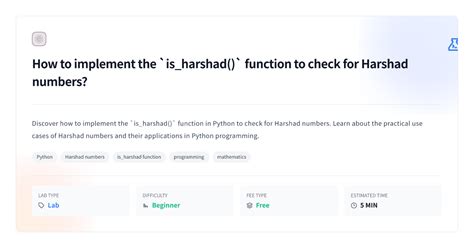 How To Implement The `isharshad` Function To Check For Harshad