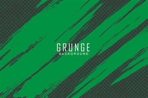 Premium Vector Abstract Green Color Grunge Background