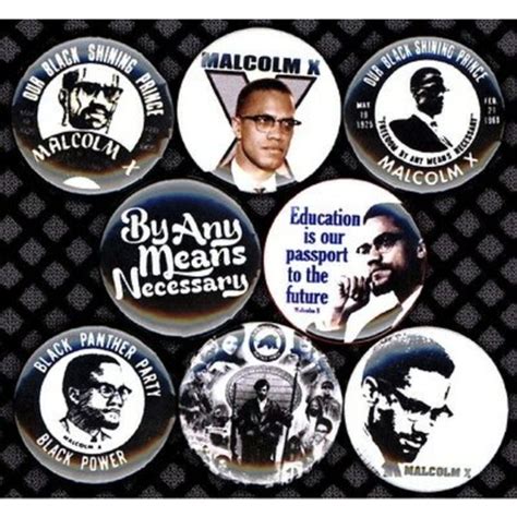 Accessories Malcolm X Buttons Badge Pins Set Of 8 Poshmark