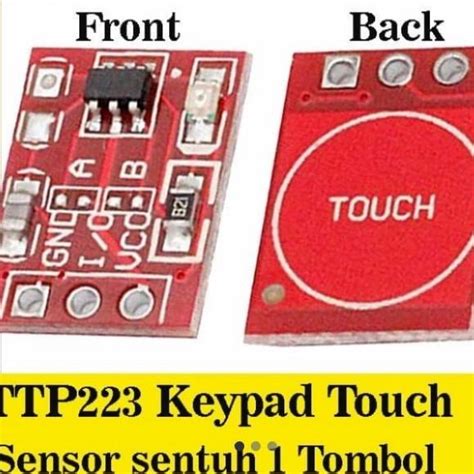 Jual Touch Sensor Capacitive Ttp223b Sentuh Modul Digital Switch Arduino Pcmelektrob9090 Ayo