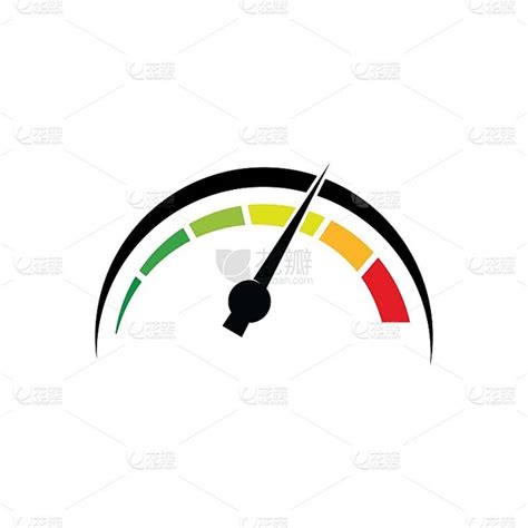 速度计矢量图标设计插图模板素材 花瓣网