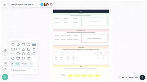 Design Sprint Design Sprint Template Creately