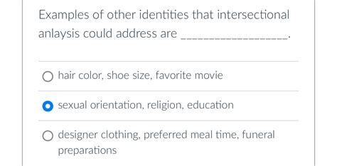 Solved Examples Of Other Identities That Intersectional
