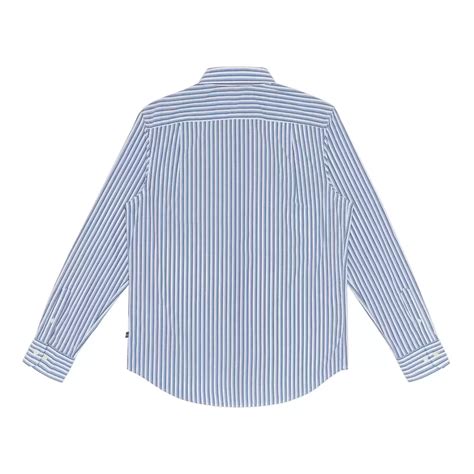 Nautica 男長袖襯衫 藍白條紋 126494 Blwh｜costco好市多必買推薦