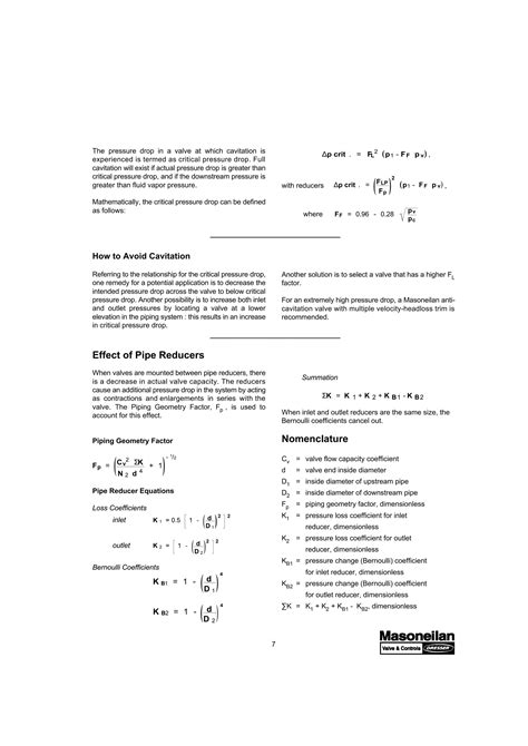 Valvula Masoneilan Handbook For Control Valve Sizing Pdf