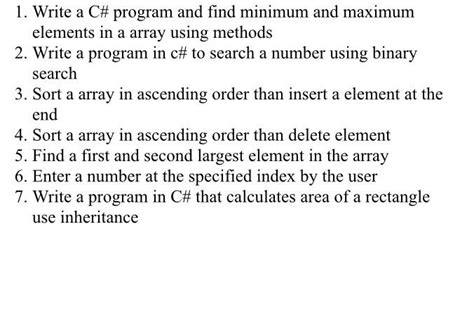 Solved Write A C Program And Find Minimum And Maximum Chegg