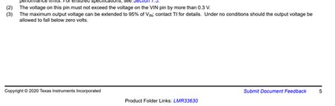 LMR33630 Operate Above 95 Of Vin Power Management Forum Power Management TI E2E Support