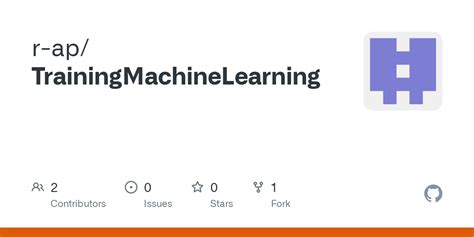 Github R Ap Trainingmachinelearning