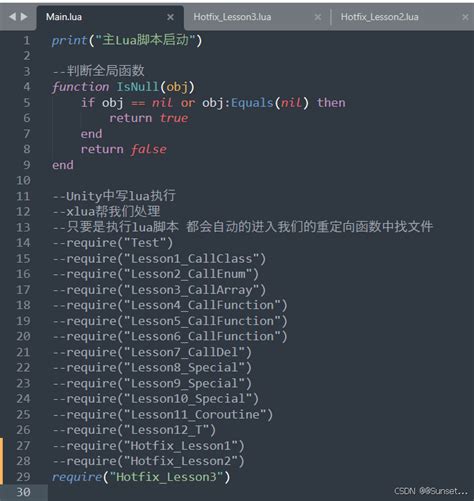 热更新解决方案4——xlua热补丁xlua热更新事件 Csdn博客