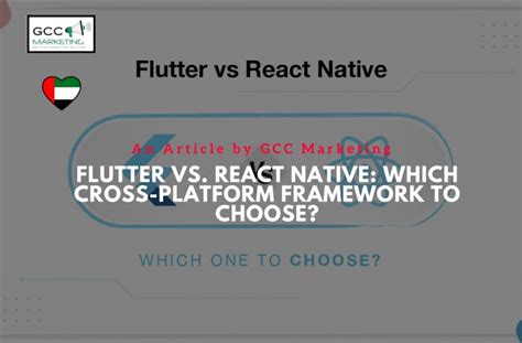 Flutter Vs React Native Which Cross Platform Framework To Choose