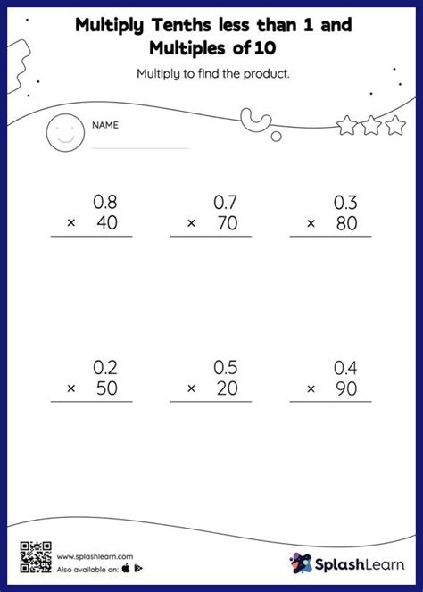 Free 3 By 1 Decimal Multiplication Worksheet Download Free 3 By 1