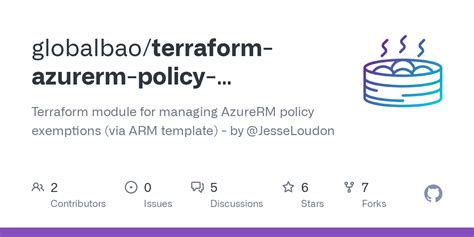 GitHub Globalbao Terraform Azurerm Policy Exemptions Terraform Module For Managing AzureRM