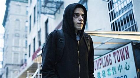 Sweatshirt Hoody Black Of Elliot Alderson Rami Malek In Mr Robot