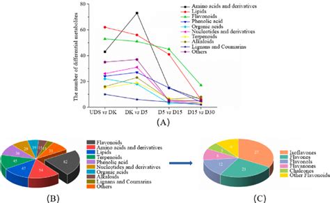 Analysis Of Differential Metabolites Based On Categories A Analysis