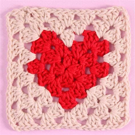 Heart Granny Square Pattern Free 2 Styles Treasurie