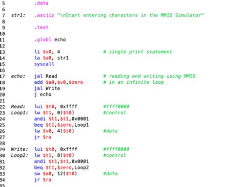 Write A Mips Program That Printsdisplays Hello World Using Mmio