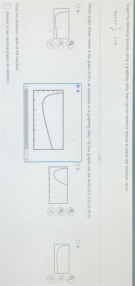 Solved Graph The Following Function Using A Graphing