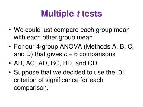PPT One Way ANOVA PowerPoint Presentation Free Download ID 6533323