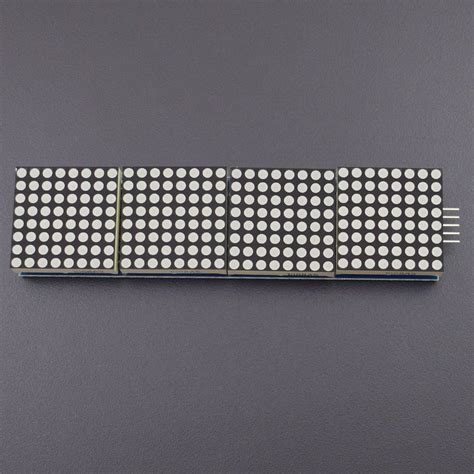 max7219 dot matrix module for arduino microcontroller rees52