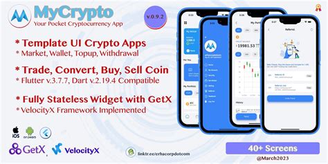 MyCrypto CryptoCurrency Flutter UI Kit By Erhacorpdotcom Codester