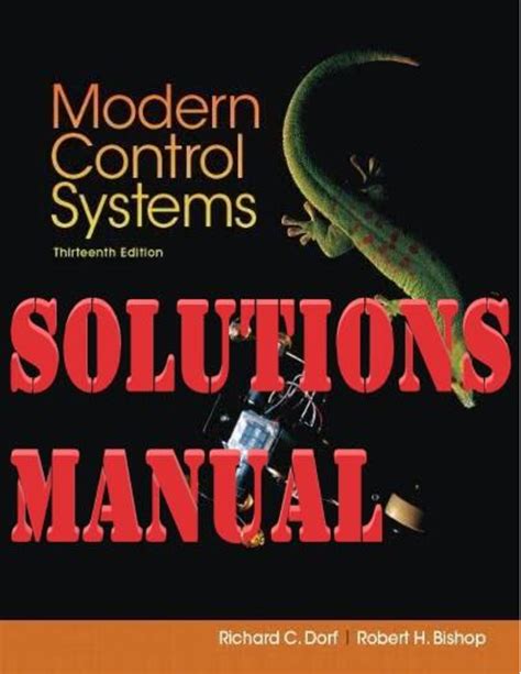 Solution Manual For Modern Control Systems 14th Edition By Richard Dorf Scholarfriends