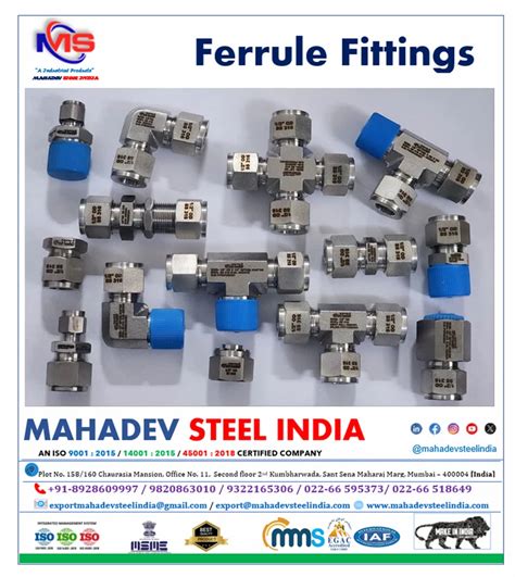 Double Ferrule Fittings At ₹ 20piece Girgaon Mumbai Id
