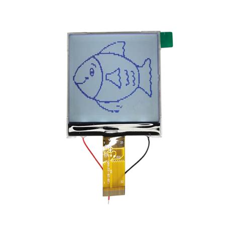 X Mono Small Size Customize LCD Graphic Display Module White Background FSTN Cog Panel For