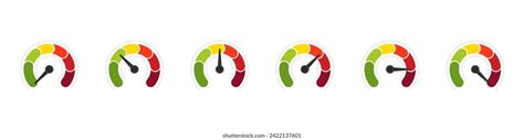 Risk Meter Risk Concept On Speedometer Stock Vector Royalty Free 2422137601 Shutterstock