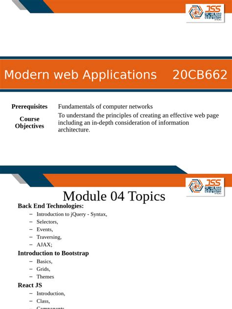 module 04 modern web applications pdf ajax programming j query