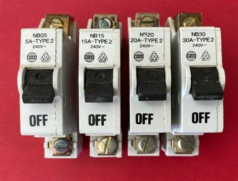 Wylex Nb Series Type 2 Nb05 Nb10 Nb15 Nb20 Nb30 Nb40 Mcb Ebay