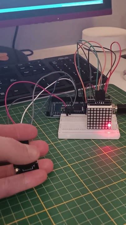 Joystick Avec Module Led Dot Matrix Max7219 Youtube