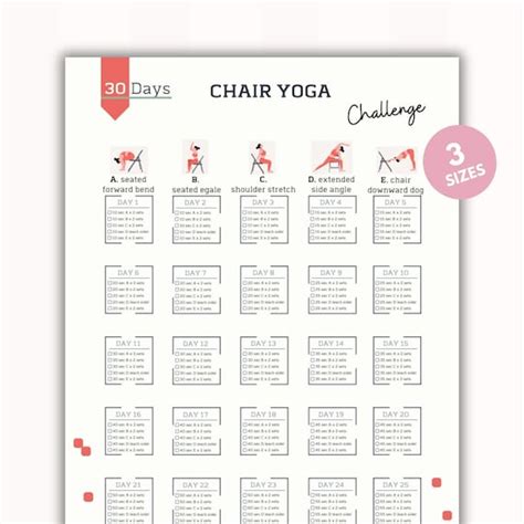 Rutinas De Yoga En Silla Para Imprimir 16 Ideas De Ejercicios Con