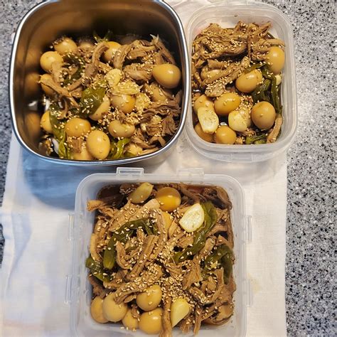 부드러운 돼지고기 안심 장조림