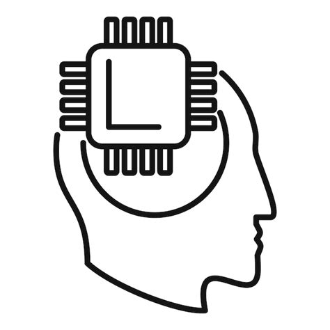Premium Vector Mind Processor Icon Outline Vector Lost Work Health