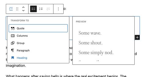 Transform Menu Preview Cut Off Or Showing Scrollbars · Issue 43829 · Wordpressgutenberg · Github
