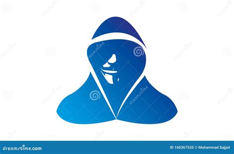 Hacker Logo Design Cyber Security Hacker Anonymous Hacker Logo Template Editorial Image