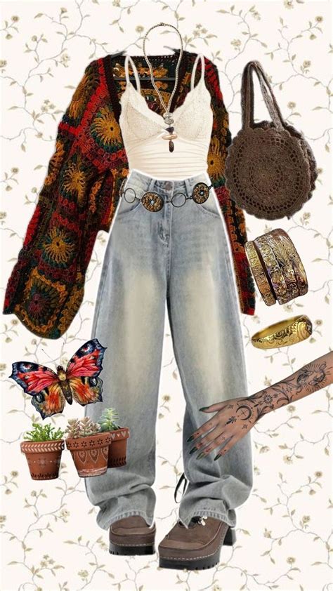Whimsical Bohemian Style Hippy Outfit Ideas Spiritual Style Fashion