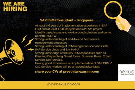 Nexus Innovate On Linkedin Sap Sapfsm Fieldservicemanagement